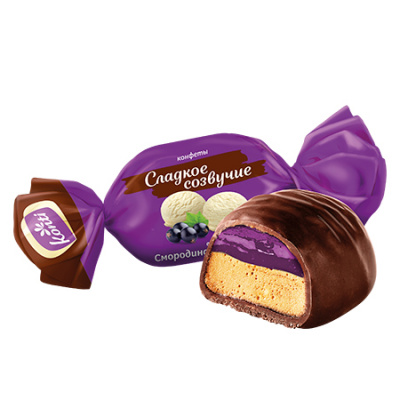 СЛАДКОЕ СОЗВУЧИЕ вкус смородина с пломбиром - Кондитерская фабрика Конти